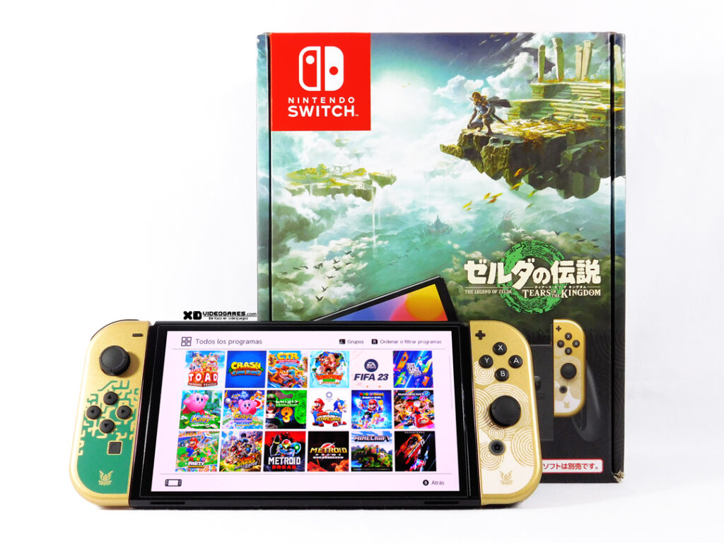 Nintendo Switch Oled The Legend Of Zelda TOTK + Micro SD 256GB ...